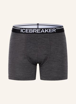 Icebreaker Funktionsw&auml;sche-Boxershorts Anatomica Aus Merinowolle grau