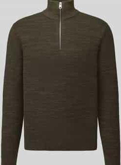 Selected Regular Fit Troyer aus reiner Baumwolle Modell DANE