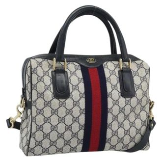 Gucci Sac Boston Pre-owned - Femme - Pre-owned - Bleu - Taille: ONE Size