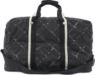 Chanel unisex, Pre-owned, Noir, Taille: ONE Size Sac Week-end en Nylon Pre-owned