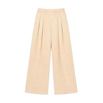 Marc Ellis Linaria Plus Weite Hose - - Trousers - Damen - Beige - XL