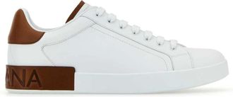 Dolce & Gabbana Homme, Chaussures, Blanc, Taille: 42 1/2 EU Baskets Portofino