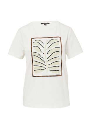 Comma Kurzarmshirt T-Shirt Jersey-T-Shirt mit Artwork
