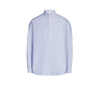 Au Printemps Paris Gestreiftes Hemd - Blau