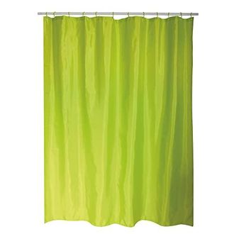 MSV Anti-Schimmel Duschvorhang - Anti-Bakteriell, waschbar, wasserdicht, Polyester, 180x200cm Gr&uuml;n