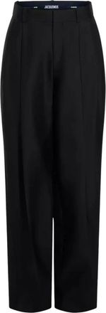 Jacquemus Femme, Pantalons, Noir, Taille: 40 FR Le Pantalon Curzio