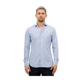 Caliban B&uuml;gelfreies technisches Stoffhemd - - Shirts - Herren - Blau - L
