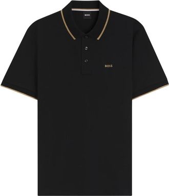 HUGO BOSS Parlay 190 Polo - - Tops - Herren - Schwarzk - 2XL