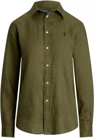 Polo Ralph Lauren Femme, Blouses et Chemises, Vert, Taille: 40 FR Chemise Casual