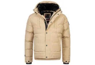 Alessandro Salvarini Winterjacke ASFabiano mit warmem Teddyfell und abnehmbarer Kapuze