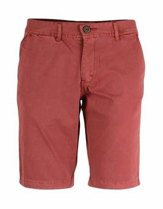 Enrico Coveri Bermuda Homme Coton - Bermuda Homme Cargo - Short Homme Coton - Bermuda Homme avec Poches et Sans, Cash Bordeaux, 40