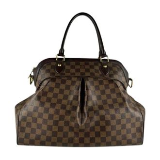 Louis Vuitton Sac &agrave; main Damier en toile Pre-owned - Femme - Pre-owned - Brun - Taille: ONE Size