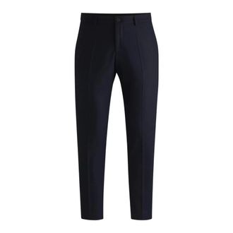 HUGO BOSS Slim Fit Stretch Flanellhose - - Trousers - Herren - Blau - 5XL
