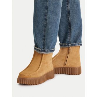 Clarks Stiefeletten Clarks Torhill Cozy 26182911 Braun