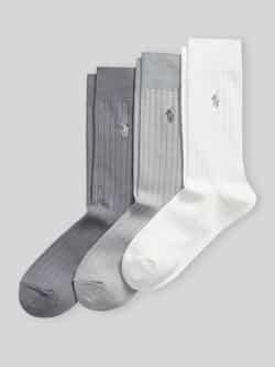 Ralph Lauren Socken aus Baumwoll-Mix im 3er-Pack