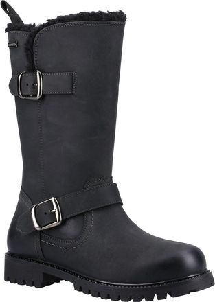 Hush Puppies Damen Winnie Halblange Stiefel, Schwarz, 39 EU