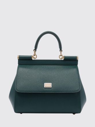 Dolce & Gabbana Mini sac &agrave; main Sicily en cuir de veau grain&eacute;