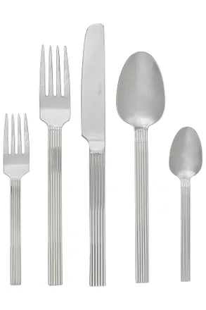 Novel Besteckset, Edelstahl, Metall, 30-teilig, Lfgb, rostfrei, lebensmittelecht, Essen & Trinken, Besteck, Besteck-Sets