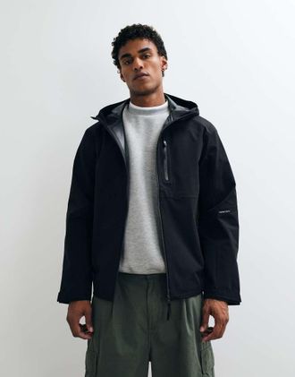 Jack & Jones veste technique shell imperm&eacute;able noire