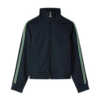 Patrizia Pepe SweaT-shirt zipp&eacute; - Femme - Sweatshirts et sweats &agrave; capuche - Bleu - Taille: 36 FR