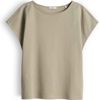 OPUS Kurzarmshirt Suschel aus Jersey mit lockerer Passform weich flie&szlig;ender Fall, glatter Griff, Casual