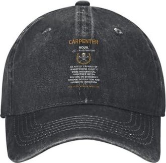 Generic Visière Cap Définition De Charpentier Casquettes De Pêche Réglable Sportive Casquette De Chasse pour Running, Homme, Cadeau