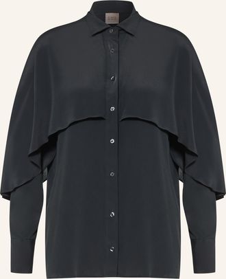 &Eacute;manou &Eacute;manou Bluse Claude Mit Seide schwarz