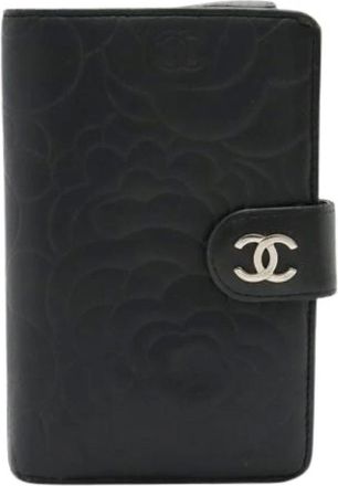 Chanel unisex, Pre-owned, Noir, Taille: ONE Size Portefeuille en tissu Pre-owned