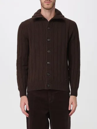 Brooksfield Gilet boutonn&eacute; en laine c&ocirc;tel&eacute;e
