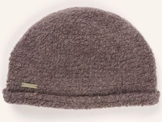 Seeberger Seeberger Boucl&eacute;-M&uuml;tze beige