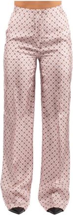 Max Mara Femme, Pantalons, Rose, Taille: 34 FR Pantalon Élégant Studio
