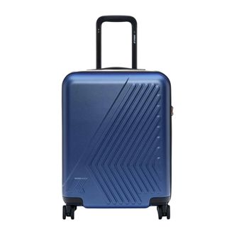 K-Way Eudoxie Logo Cabin Trolley - unisex - Valises - Bleu - Taille: ONE Size