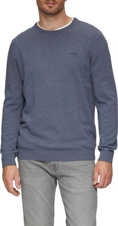 s.Oliver Herren 2143173 Pullover, 5978 blau, XL