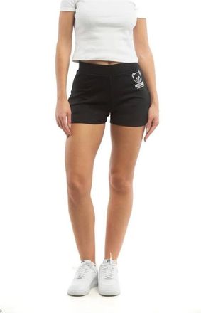Moschino Femme, Shorts, Noir, Taille: 40 FR Short d&eacute;contract&eacute; en coton avec ceinture ajustable