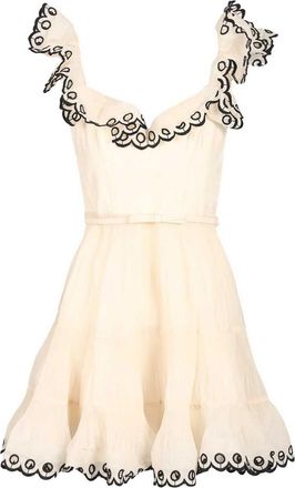Zimmermann Robe Courte - Beige