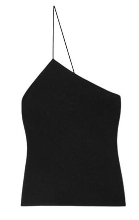 Gauge81 Black One Shoulder Top Size XS