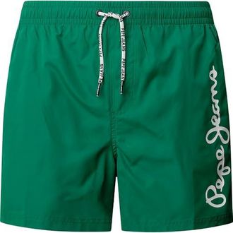 Pepe Jeans London Logo Swimshort Shorts, Vert (Vert Lande), M Homme