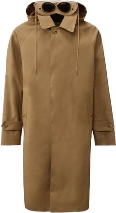 C.P. Company C.p. Company, Homme, Manteaux, Beige, Taille: XL Bonded Cotton Coat