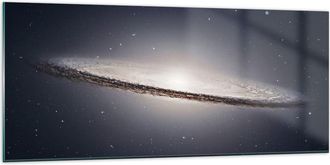 Arttor Wandbilder Dekoration Wohnzimmer Galaxis Kosmos Universum Panorama Bilder auf Glas 120x50cm Glasbild Schlafzimmer Küche Wand Kunstdruck Art Groß Wandd