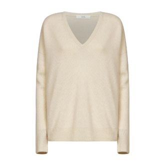 Co Pullover aus Kaschmir - - Knitwear - Damen - Beige - S