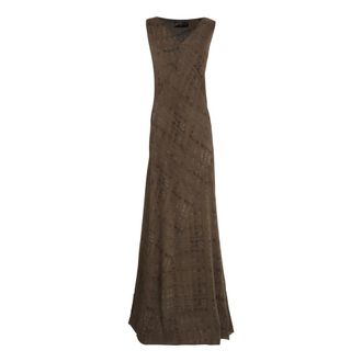 Cortana Mire- langes Seidenkleid mit TeKi-Druck - - Dresses - Damen - Gr&uuml;n - XL