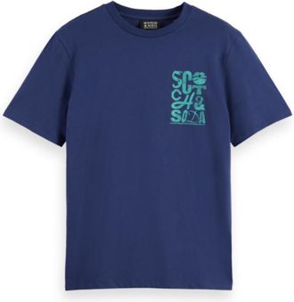 Scotch & Soda Regular Fit Left Chest Logo T-Shirt