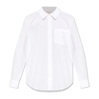 Michael Kors Damen, Blusen & Hemden, Wei&szlig;, LGr&ouml;&szlig;e