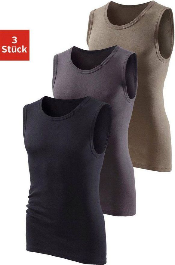 H.I.S Muscleshirt (Packung, 3-tlg) aus weicher Feinripp-Qualität ab 29 ...