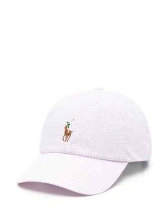 Polo Ralph Lauren casquette &agrave; logo Polo Pony - Rose
