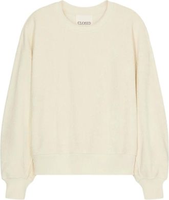 Closed Femme, Sweatshirts et sweats &agrave; capuche, Beige, Taille: 38 FR Closed Sweaters Beige