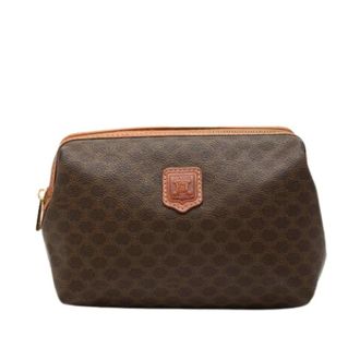 Celine Pre-owned Pochette en toile enduite - Femme - Pre-owned - Brun - Taille: ONE Size
