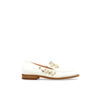 AGL Agl, Femme, Chaussures, Blanc, Taille: 37 1/2 EU New College Precious Mocassins