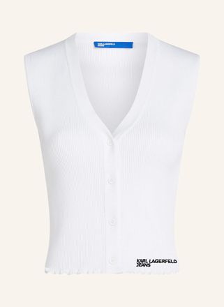 Karl Lagerfeld Karl Lagerfeld Jeans Top weiss
