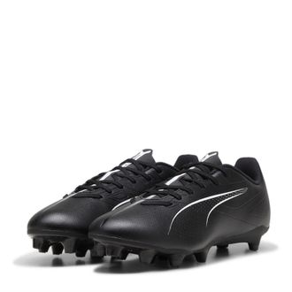 Puma Ultra Play Fu&szlig;ballschuhe mit festem Boden f&uuml;r Herren (Schwarz/Wei&szlig;)